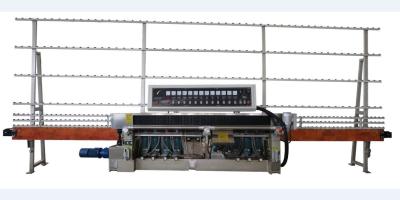 Cina Fornire 11 Spindles linea retta vetro bordo lucidatura macchina con sistema di controllo PLC in vendita