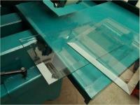China 2.2kw Motor Glass Edging Machine Straight Line Beveling Processing 0-45° Angle for sale