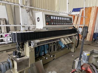 Cina 9 Motori Flat Glass Edge Processing Polishing Machinery Glass Straight Line Edging Machine (Motori per la lavorazione dei bordi di vetro piatti) in vendita