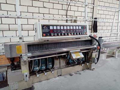 Cina 9 Motori Flat Glass Edge Processing Polishing Machinery Glass Straight Line Edging Machine (Motori per la lavorazione dei bordi di vetro piatti) in vendita
