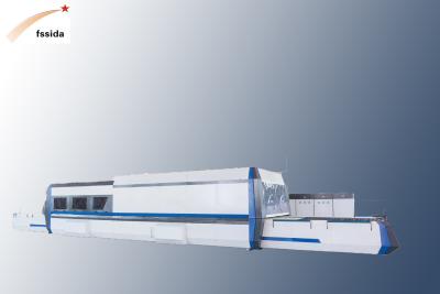 Cina 300*450 mm Flat Cutting Edge Washing Glass Tempered Furnace Glass Tempering Machine in vendita