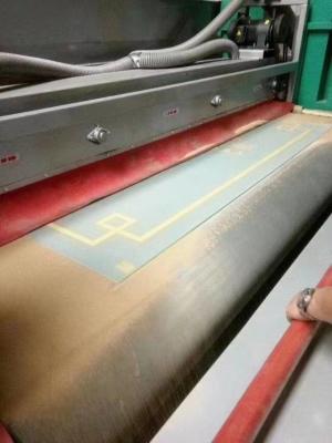 China Volledig automatische glazen zandblaasmachine met aanpassing en PLC-besturingssysteem Te koop