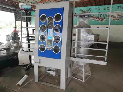 China PLC-gecontroleerde verticale glasstofvrije handmatige zandblaasmachine voor het etsen van glas Te koop