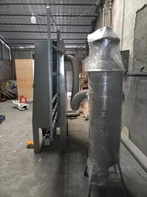 China PLC-gecontroleerde verticale glasstofvrije handmatige zandblaasmachine voor het etsen van glas Te koop