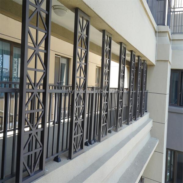 Quality Sustainable Stainless Steel Balcony Railing Aluminum Balustrade Metal Fence for sale