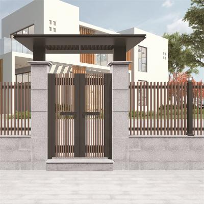 China Voorbehandeling Dubbele ijzeren storm Aluminium hek hek voor buitenwoning Te koop