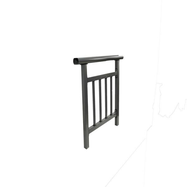 Quality Rustic Double Welded Exterior Wrought Iron Railing Iron Stair Baluster Batch Production for sale