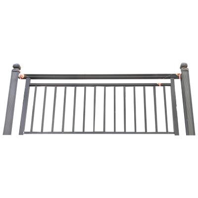 Cina Balcone esterno Electrostatic Ferro battuto Righe di protezione Recinzione ringhiera Acciaio galvanizzato in vendita