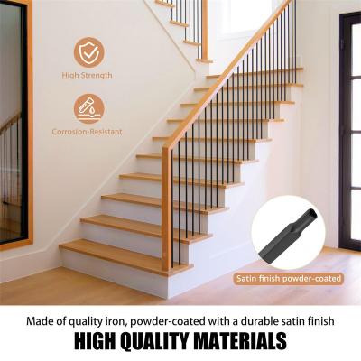 China Customized Wrought Iron Cable Railing Posts XY-IR091 for sale