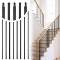China Customized Wrought Iron Cable Railing Posts XY-IR091 for sale