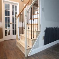 China Customized Wrought Iron Cable Railing Posts XY-IR091 for sale