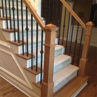 China Customized Wrought Iron Cable Railing Posts XY-IR091 for sale