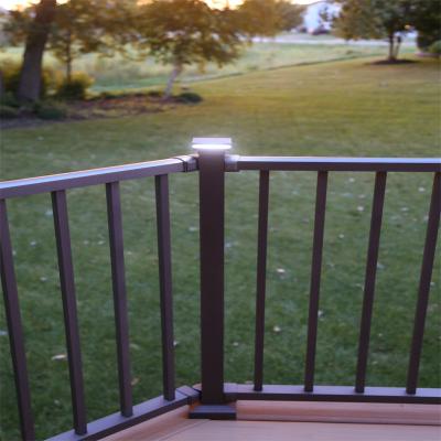 Sicurezza di manutenzione gratuita scherma personalizzata alluminio di colore bronzo