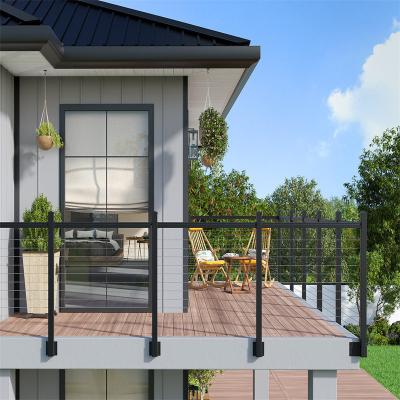 China Custom Aluminum Railing with Sanding Galvanized Surface Treatment for sale