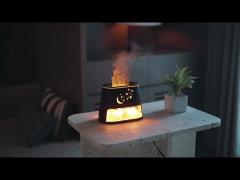 Himalayan Salt Flame Aroma diffuser with remote control and Seven Color Change