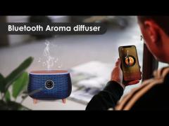 Smart 400ml Aroma diffuser with LED Color Change and Clock  Black
