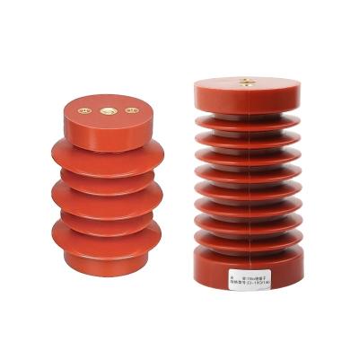 China TNNPI Red High Voltage Epoxy Resin Insulator 10KV/24KV/35KV Flame Retardant Pressure Lightning Protection & Earthing for sale