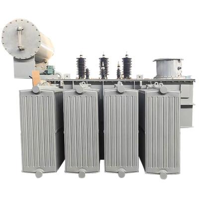 China Powerrating From 3000 KVA To 40 MVA Oil Immersed Power Transformer Featuring Forced Air Cooling And Customized Coil Number For Power Management for sale