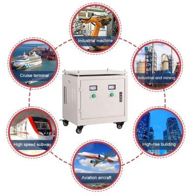 China Output voltage up to 690V Dry Type Three Phase Transformer with Class F Insulation and 115°C Temperature Rise Providing Energy Transfer for sale