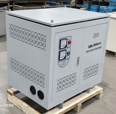 China Class F Insulation Dry Type Three Phase Transformer Voltage Rating Up To 1000V 50 60 Hz Frequency Suitable for Power Transmission for sale