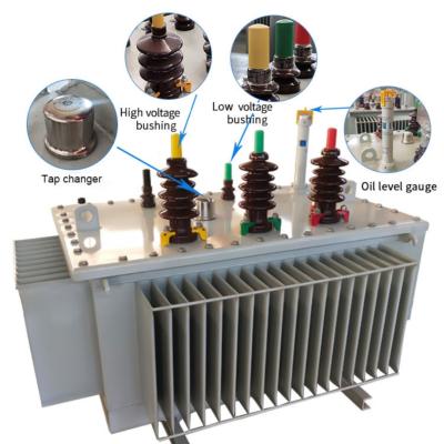 China 11kv 20kv 33kv 50Hz/60Hz 100kva 160kva 400kva 1250kva 2000kva 2500kva 3 Phase Oil Immersed Type Power Transformer Manufactures for sale