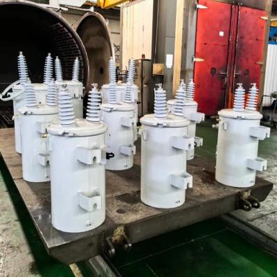 China Single Phase Oil Immersed Distribution Transformer 60Hz 10kVA-200kVA for Rural Power Supply for sale
