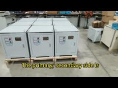 Dry type three phase transformer