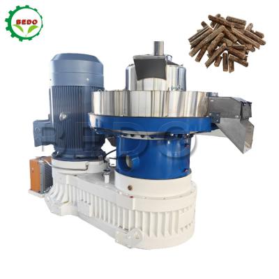 China 1500-2000 kg/h Gecentraliseerde smeermethode Houtpelletmachine met 3kw Truncator Power for sale