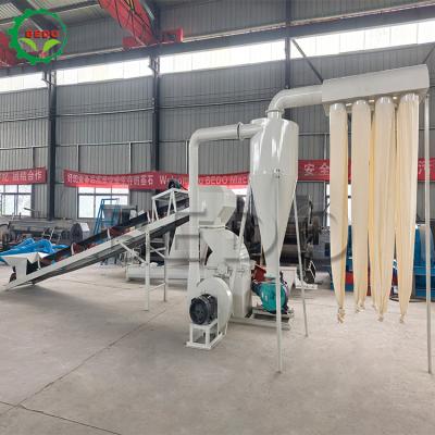 China 0.75kw Airlock Motor Wood Crusher Machine with 2500kg Weight and Max. Feeding Material Thickness of 100mm for sale