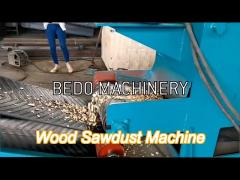 Electric Drum Type Wood Sawdust Machine CE Certificate Saw Dust Making Machine