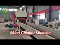 self feeding wood chipping machine electric chipper shredder