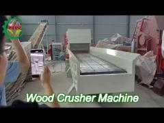 electric engine wood crusher machine 1000mm width feeder final wood chips size 25-35mm for wood