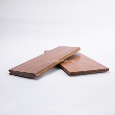 Cina Pavimenti di parquet in bambù a carbone con rivestimento UV di produttori ecologici in vendita