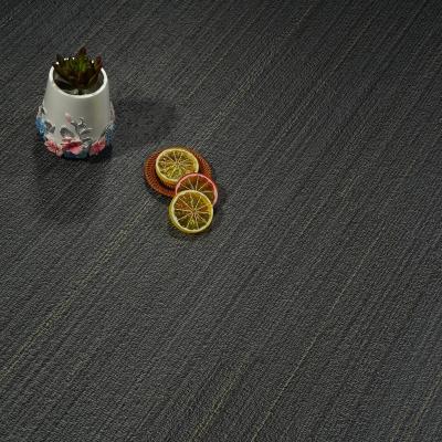 China Innenraum SPC Vinyl Fußboden für Hotel Einfach zu installieren Teppich Design Handelsgewebtes Muster zu verkaufen