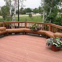 China High Gloss Surface Bamboo Decking Interlocking Tiles for Outdoor Decking Installation for sale