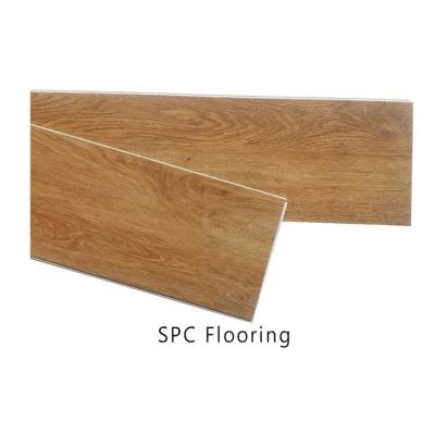 Cina 6'x36' SPC pavimento di vinile pavimento di piastra clicca blocco impermeabile pavimento ibrido 5mm in vendita