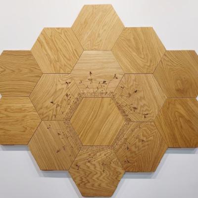 Cina Pavimenti in legno ingegnerizzato a più strati da 15 mm da legno di noce da quercia per le scale della camera da letto in vendita