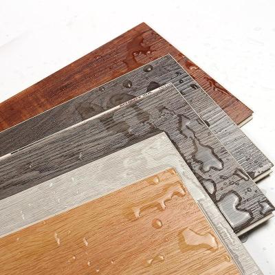 China Hotel Holz Fußboden Farbe Einfach zu installieren 4,0 mm kommerzielle Grooving Veneer Spc Fußboden zu verkaufen