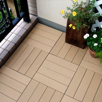 中国 DIY クリック ロック 屋外 床 木 プラスチック 複合 床 床 庭 床 販売のため