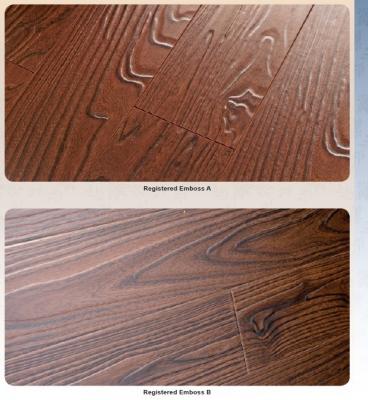 Cina 8mm 10mm 12mm AC4 HDF superficie in rilievo pavimento in legno laminato con e tecnologia tedesca in vendita