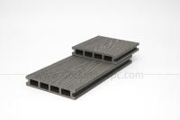China 1.3%-1.4% Density Shanghai Loading Port 3D Deep Embossed Composite WPC Decking Boards for sale