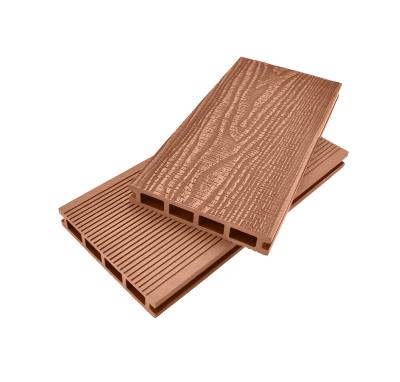 China Garantia de 20 anos Design moderno Co-extrusão WPC Decking com característica à prova d'água à venda