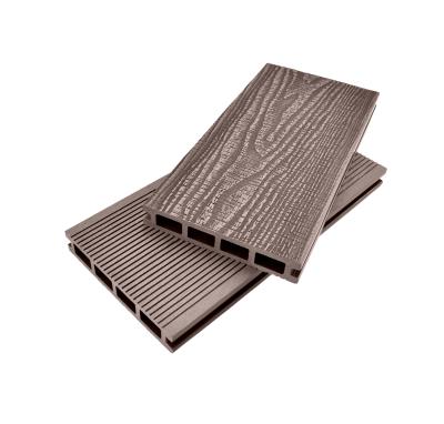China Garantia de 20 anos Design moderno Co-extrusão WPC Decking com característica à prova d'água à venda