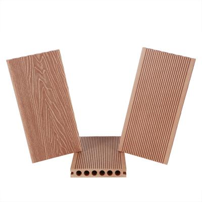 China Garantia de 20 anos Design moderno Co-extrusão WPC Decking com característica à prova d'água à venda