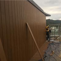 China Projects Solid Wood Grain Fireproof Moso Bamboo Decking Boards for sale
