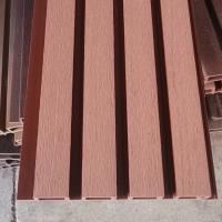 China Wood Plastic Composite Decorative Wall Panels with High Class 3D WPC Cladding for sale