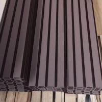 China Wood Plastic Composite Decorative Wall Panels with High Class 3D WPC Cladding for sale