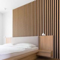 China Wood Plastic Composite Decorative Wall Panels with High Class 3D WPC Cladding for sale