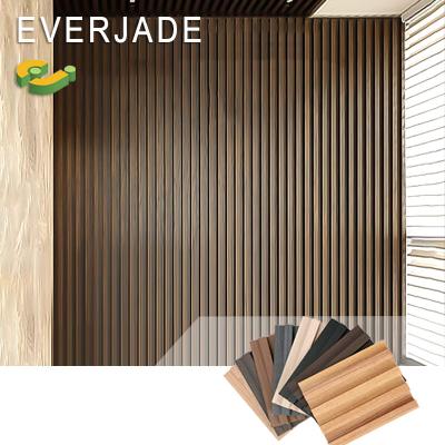 Cina Pannelli a parete a piombo in WPC PVC impermeabili in colori personalizzati per interni ed esterni in vendita