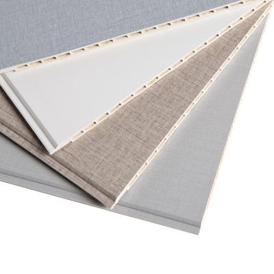 Cina Materiale per la decorazione degli uffici Eco-friendly Bambù Fibra di legno PVC Composite Parete Rivestimento in vendita